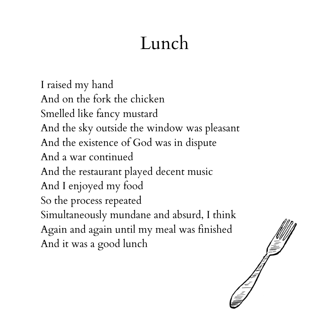 Lunch – The Book Version – The Favoring Wind